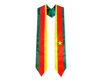 Cameroon Flag Graduation Sash/stole International Study Abroad Adult ...