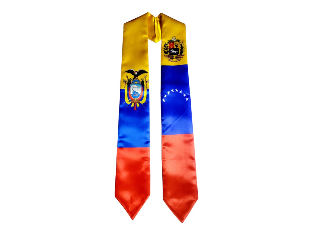 Columbia and Venezuela Flag Graduation Sash/ Stole - Etsy