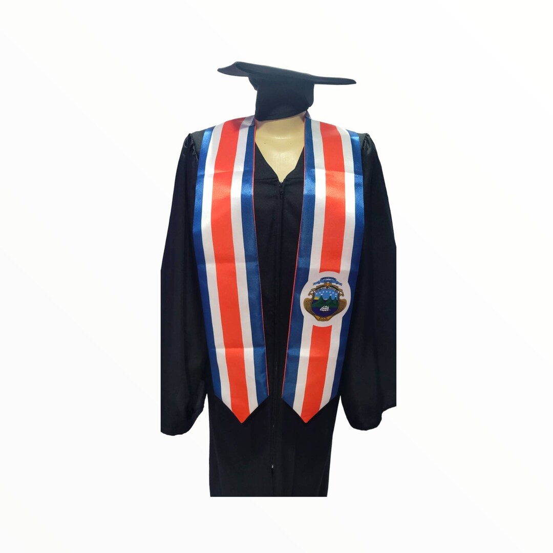Costa Rico Flag Graduation Stole & Sash - Etsy