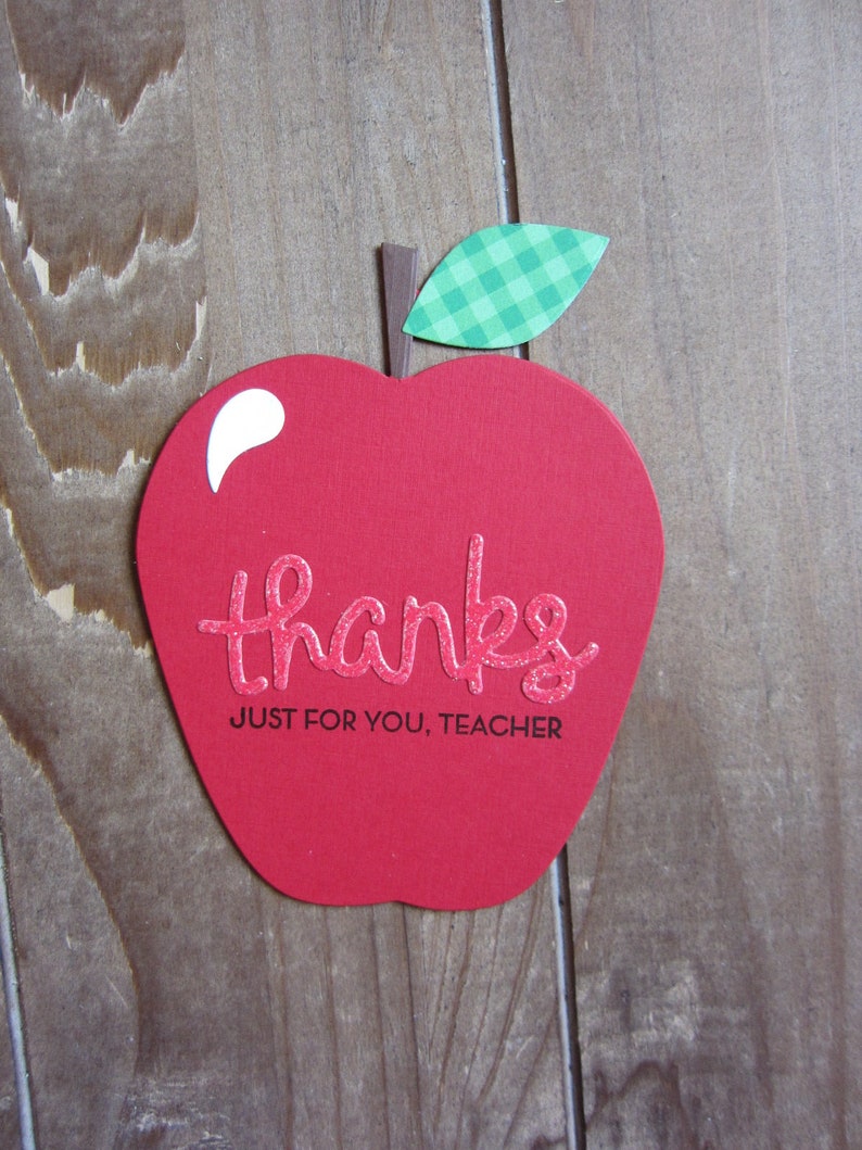 Teacher Appreciation 2/teacher Thank You/teacher Gift Card Holder ...