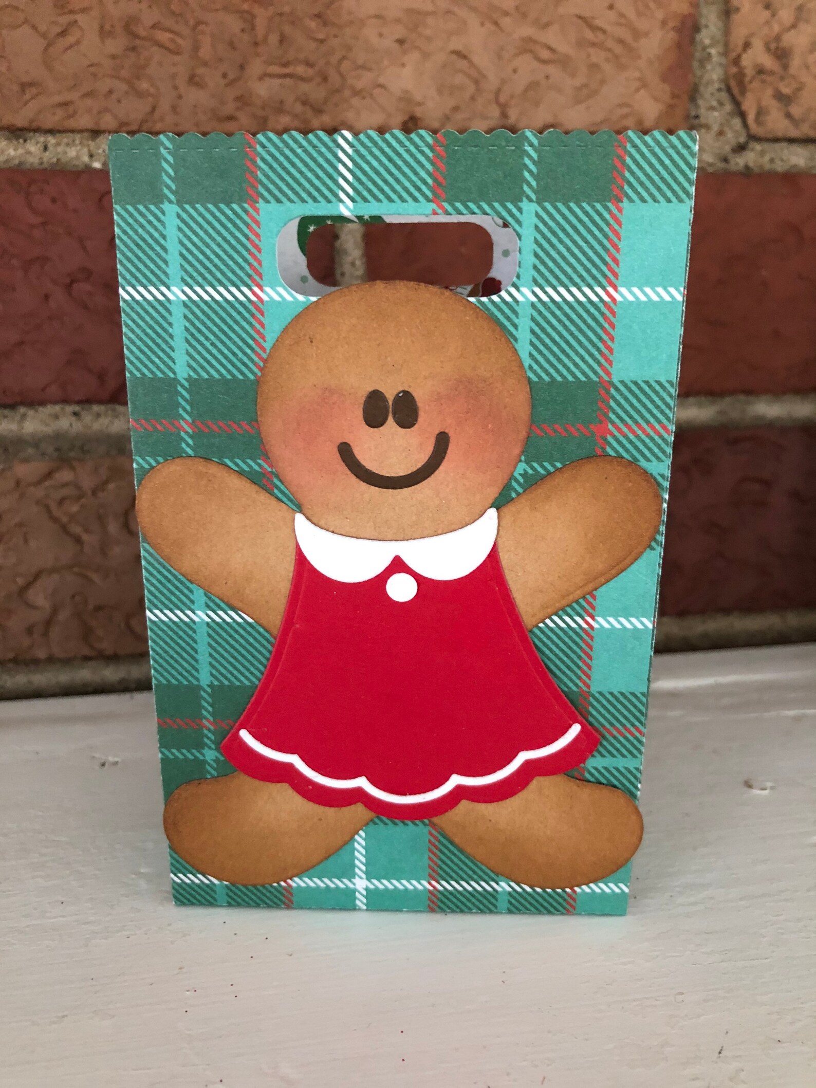 Gingerbread Treat Bag (2)/holiday Favor/christmas Treat/table Setting ...