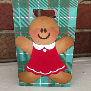 Gingerbread Treat Bag (2)/holiday Favor/christmas Treat/table Setting ...