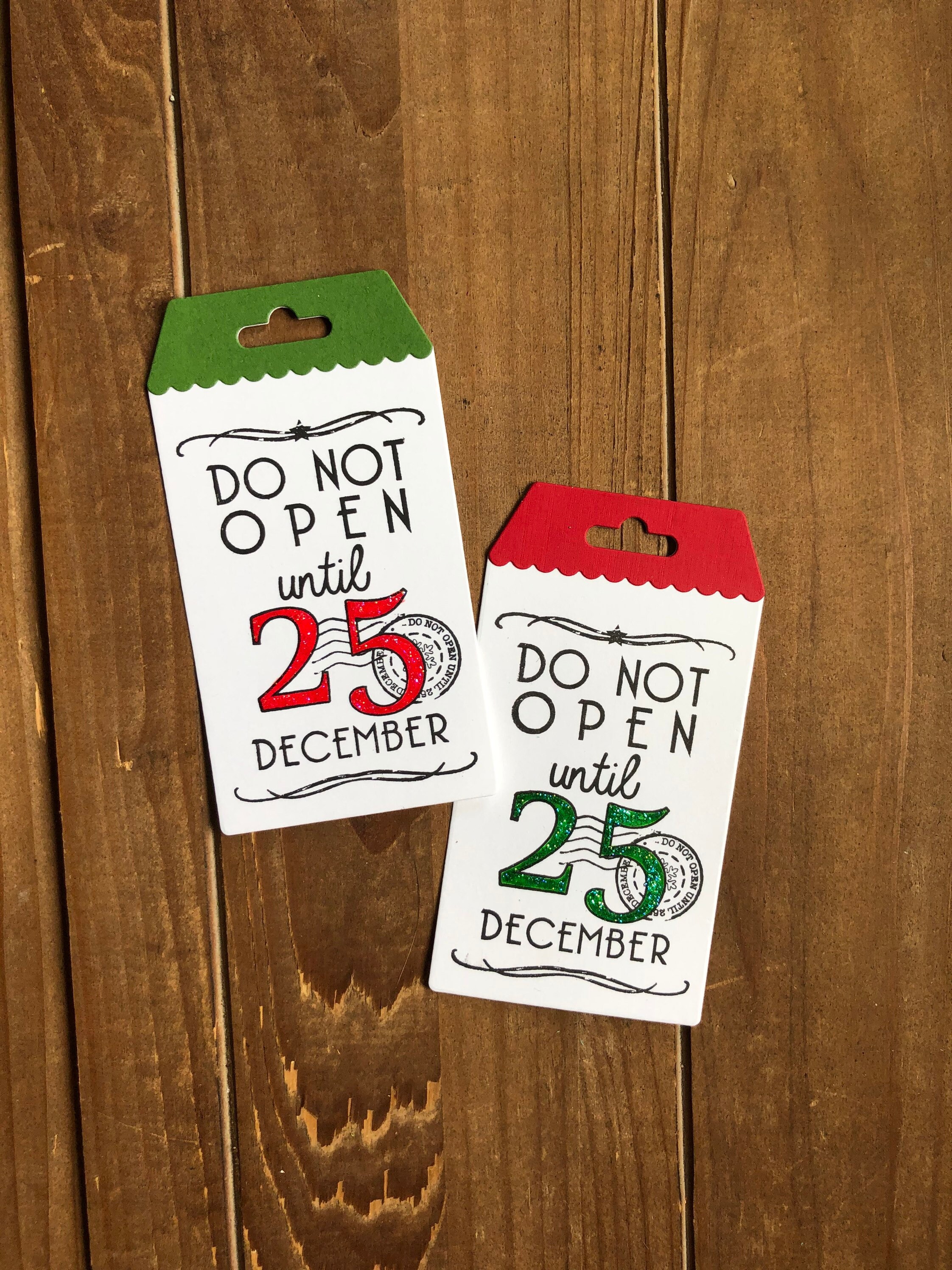Christmas Tag (6)/do Not Open Until December 25/holiday Tag/gift Tags ...