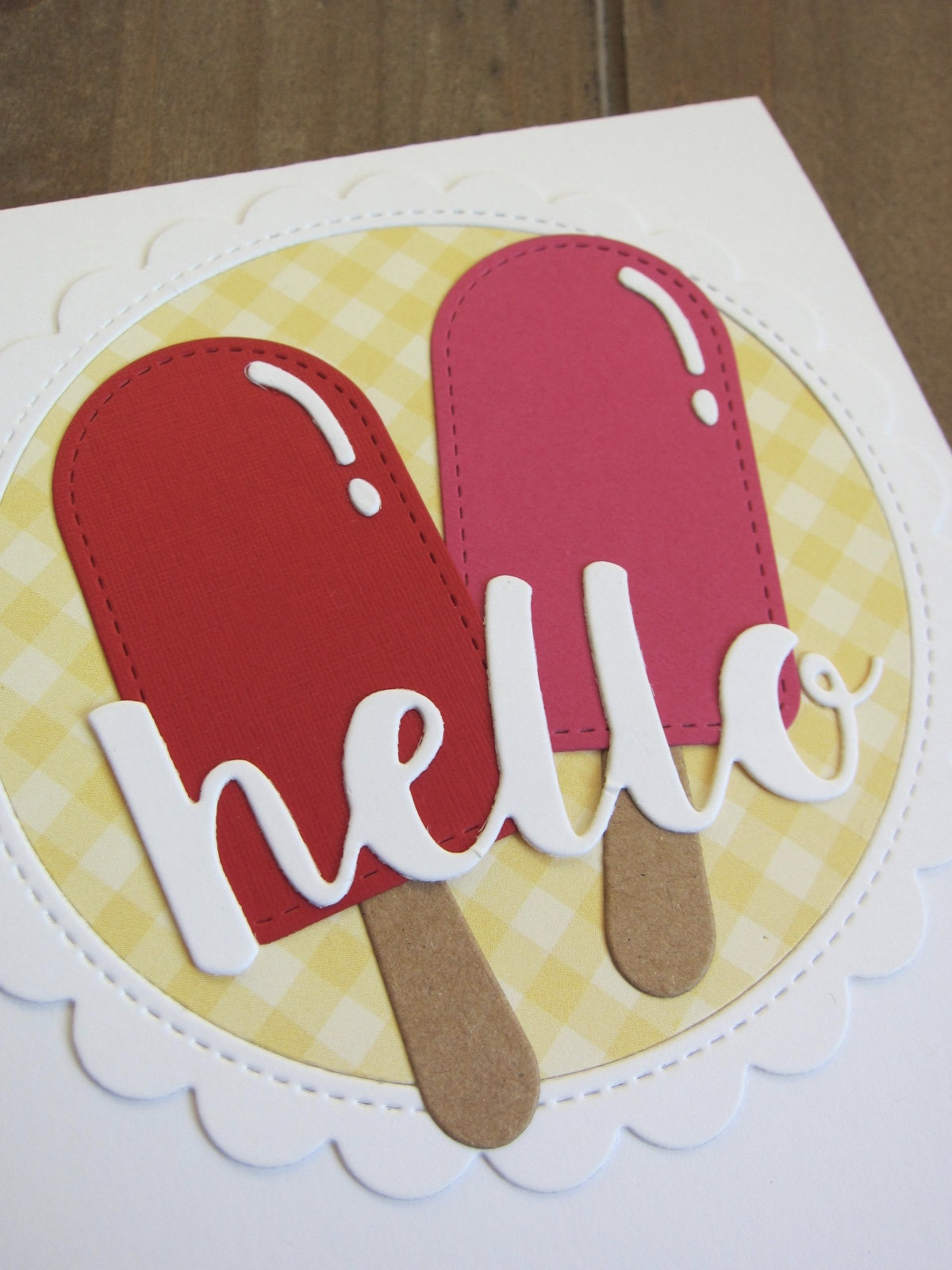 Card/handmade Card/summer Card/popsicle Card/greeting - Etsy