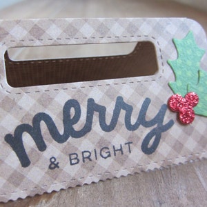 Christmas Treat Bags (6), Christmas Favors, Holiday Treat, Bag Toppers ...