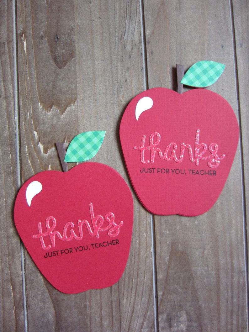 Teacher Appreciation 2/teacher Thank You/teacher Gift Card Holder ...