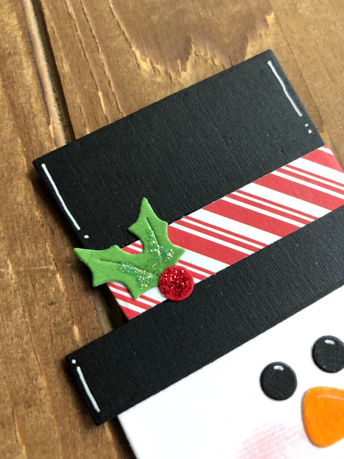Gift Card Holder 2/snowman Gift Card Pocket/christmas Gift - Etsy
