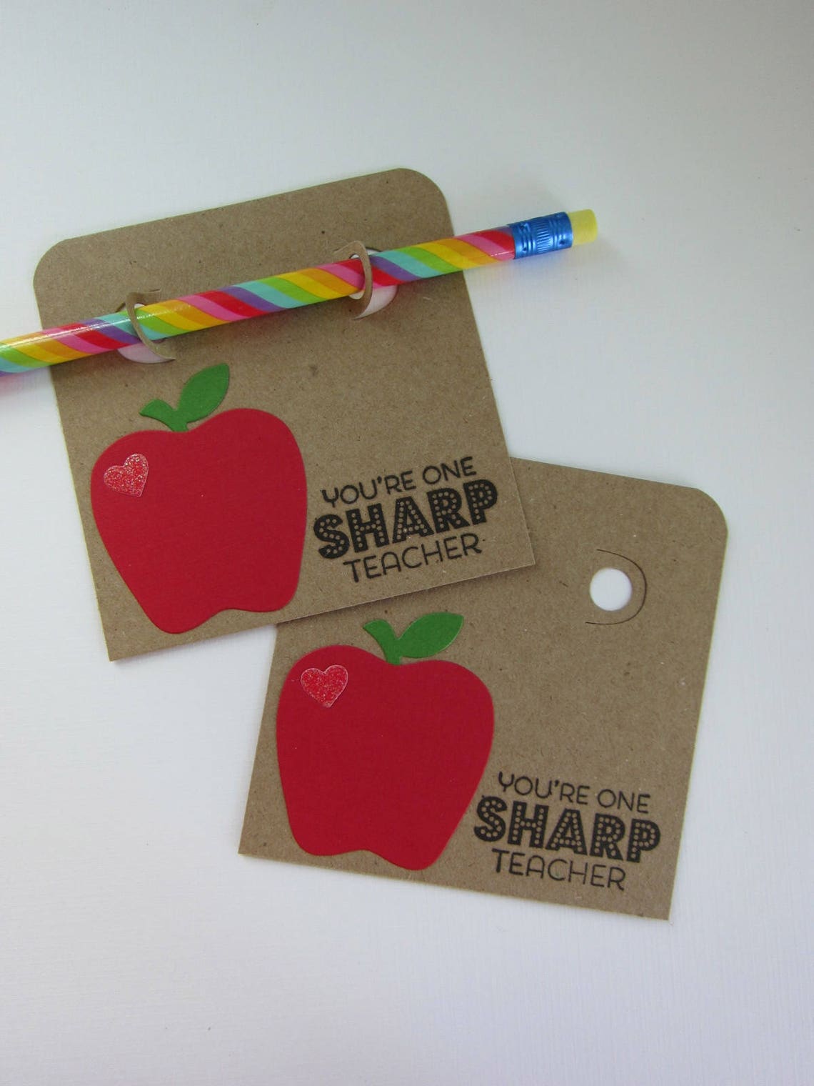 Teacher Appreciation Pencil Tag/teacher Thank You Gift/pencil - Etsy