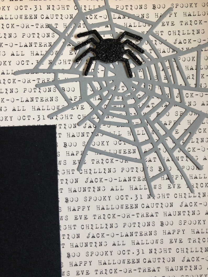 Halloween Scrapbook Layout/12 by 12/assembled/pre Made Page/premade ...