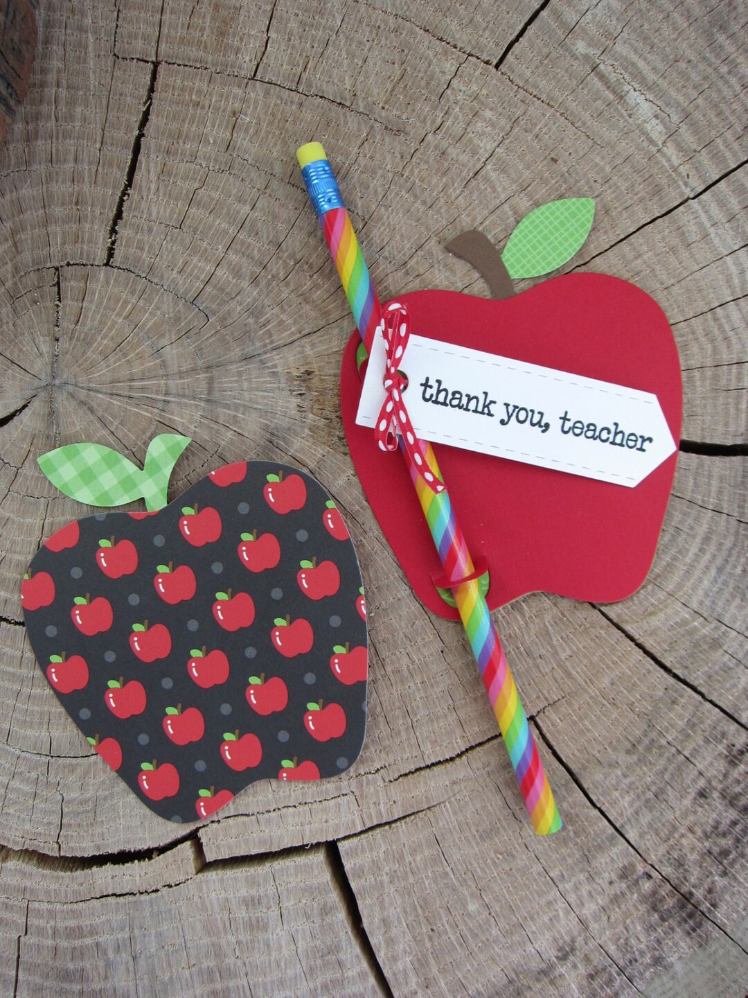 Teacher Appreciation (3)/teacher Thank You/pencil Tags/apple Thank You ...