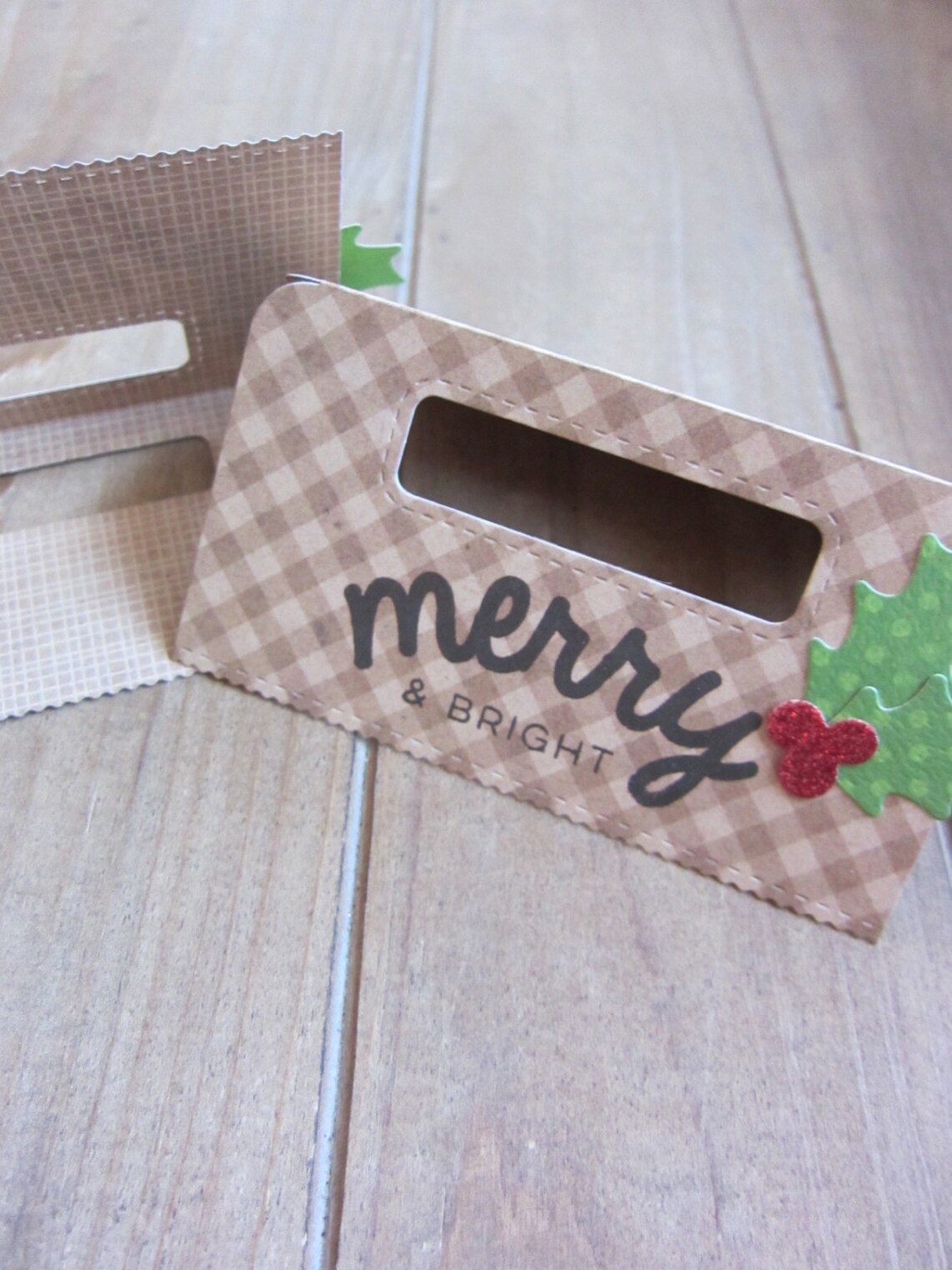 Christmas Treat Bags (6), Christmas Favors, Holiday Treat, Bag Toppers ...