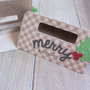 Christmas Treat Bags (6), Christmas Favors, Holiday Treat, Bag Toppers ...