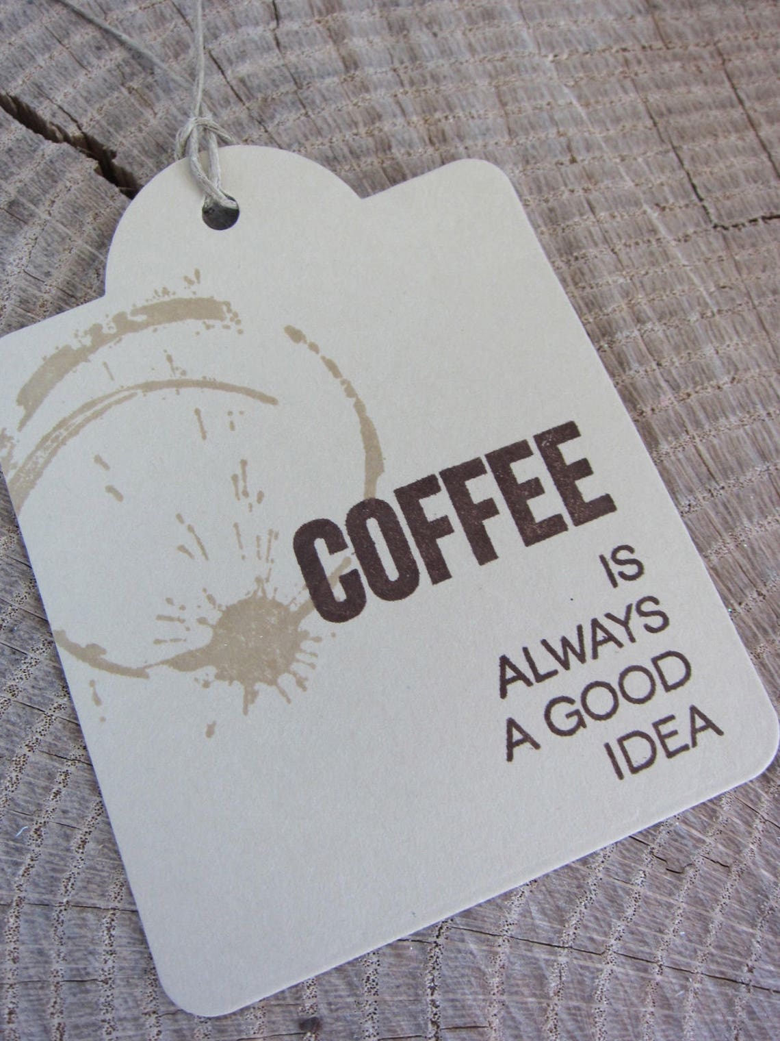 Coffee Favor Tag (6)/coffee Treat Tag/shower Tag/hostess Tag - Etsy
