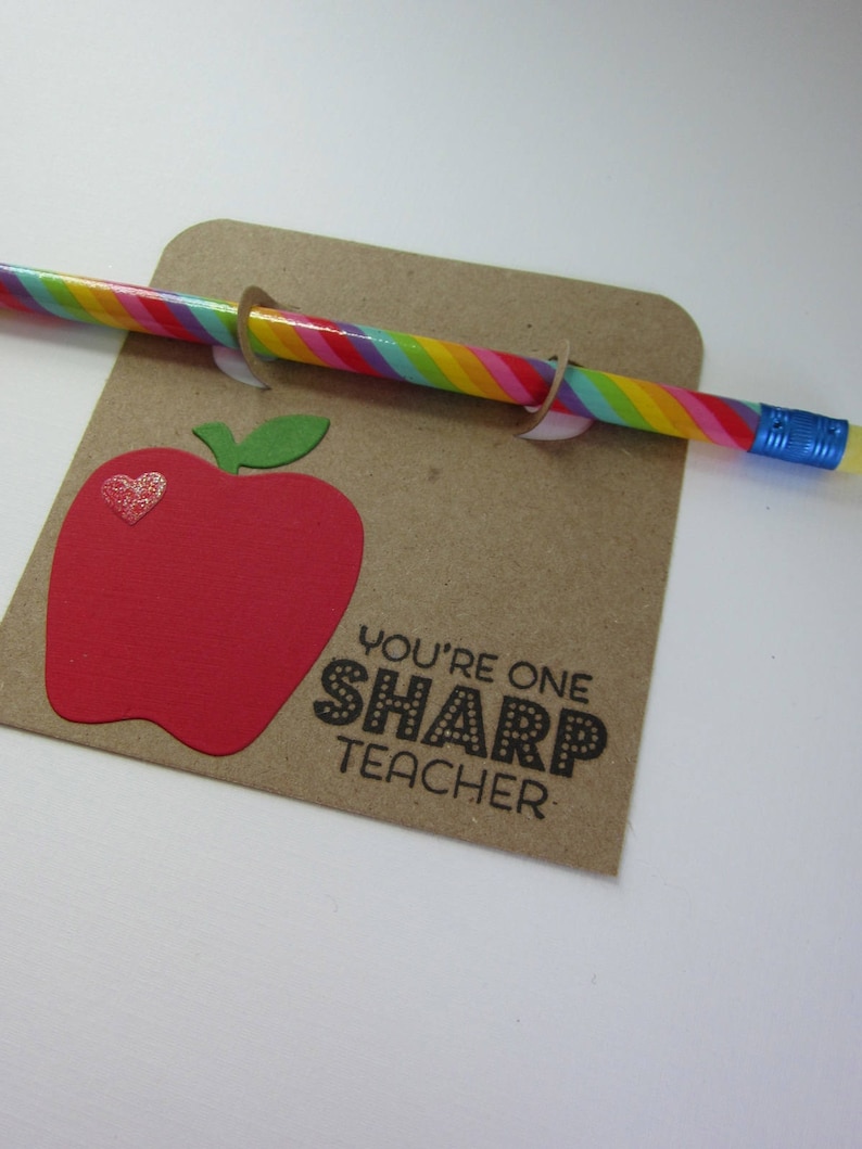 Teacher Appreciation Pencil Tag/teacher Thank You Gift/pencil - Etsy