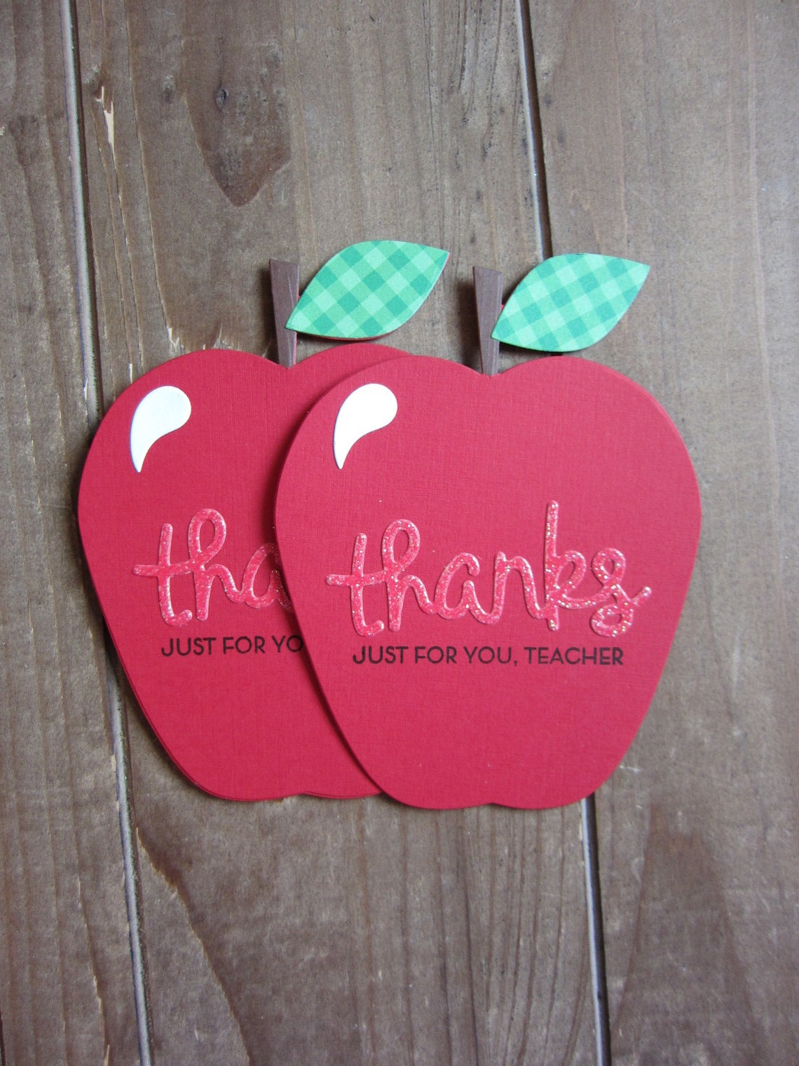 Teacher Appreciation 2/teacher Thank You/teacher Gift Card Holder ...