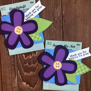 Seed Packet Favor (2)/teacher Thank You/teacher Appreciation/co-worker ...