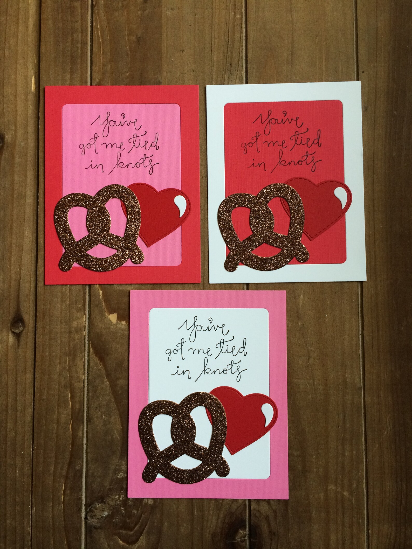 Classroom Valentine 6/school Valentine/valentine Card/pretzel Valentine ...
