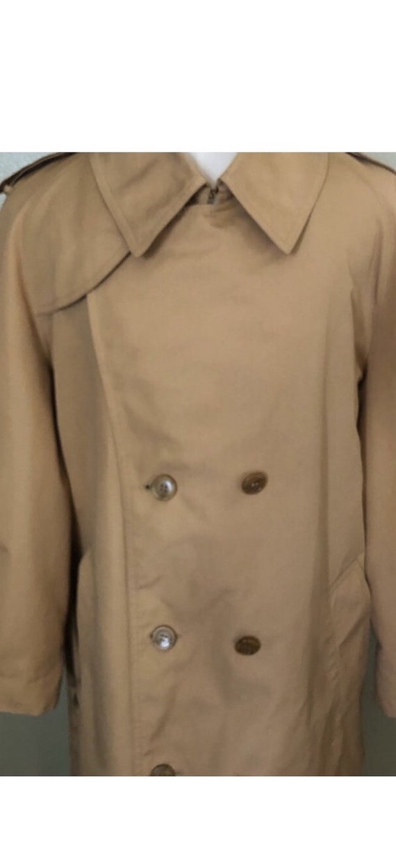 Vintage Harbor Master Kahki Mariner Trench Coat Mens - Gem