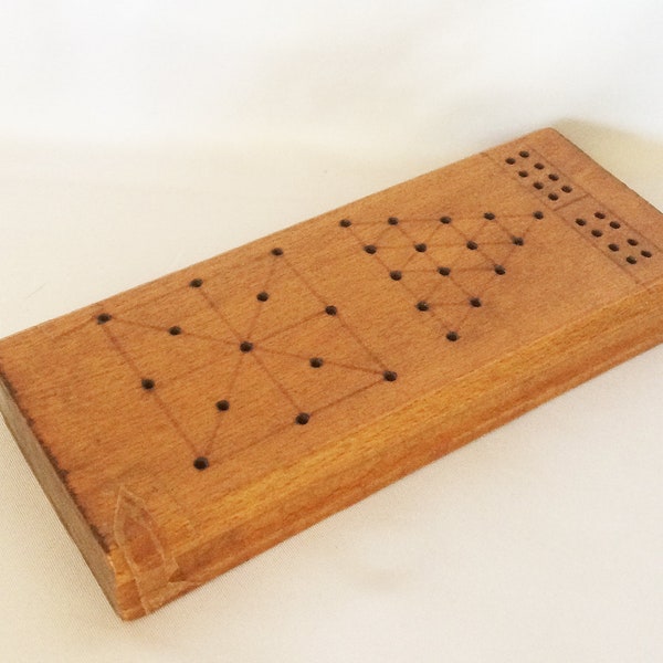 Vintage Puzzle Peg Game - Etsy