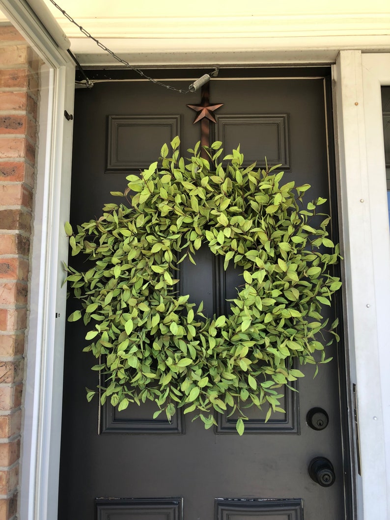 XL 28 Farmhouse Leafy Wreath Year-round Wreath - Etsy