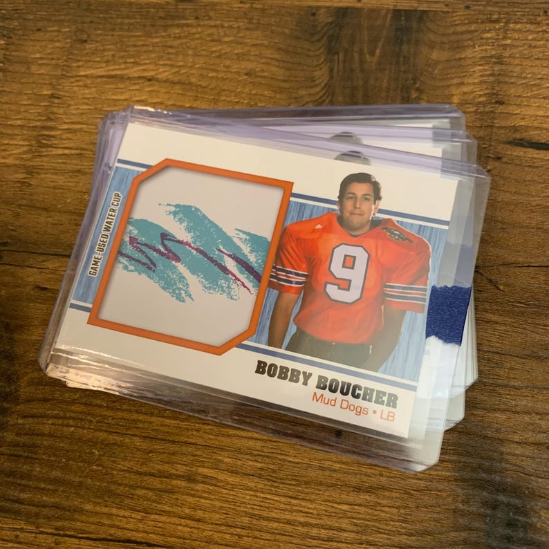 Bobby Boucher Game Used Cup ACEO Art Novelty Card Print in Top Loader ...