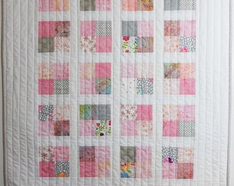 Pink Baby Girl Quilt | Etsy