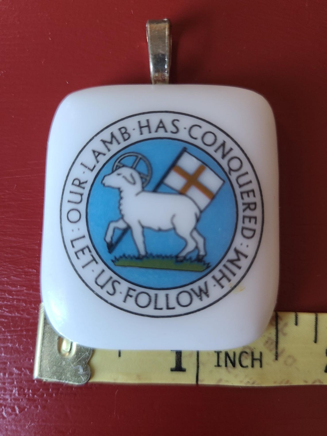 Moravian Seal Pendant - Glass - Etsy