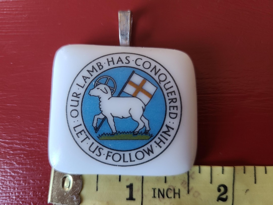 Moravian Seal Pendant - Glass - Etsy