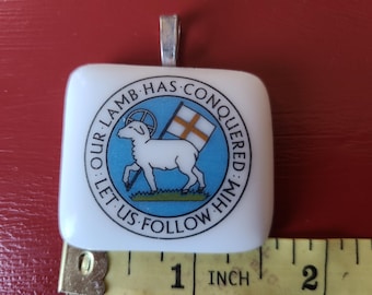 Moravian Seal Pendant - Glass - Etsy