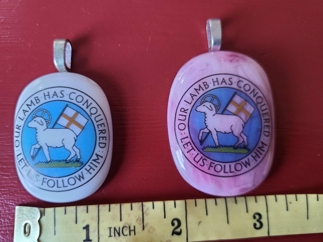 Moravian Seal Pendant - Glass - Etsy