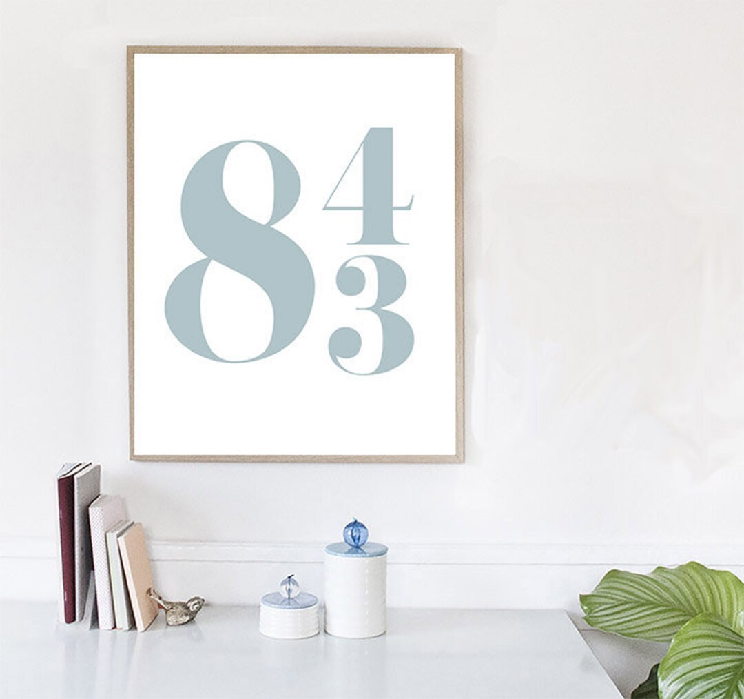 Area Code Wall Art Custom Area Code Location City State - Etsy