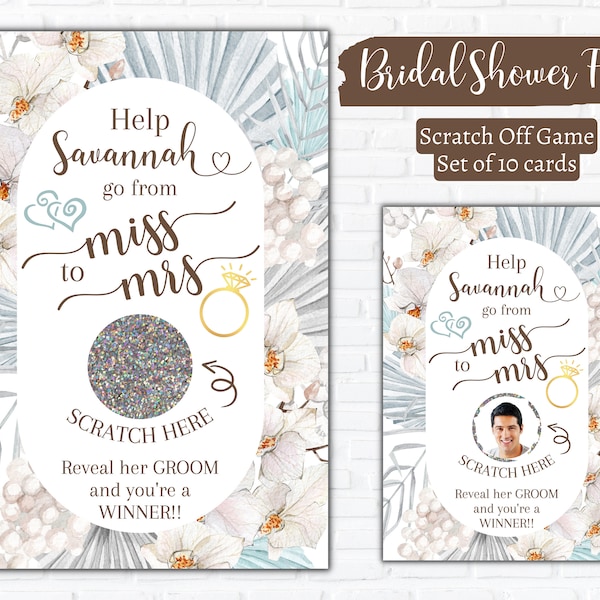 Bridal Shower Scratch Off - Etsy