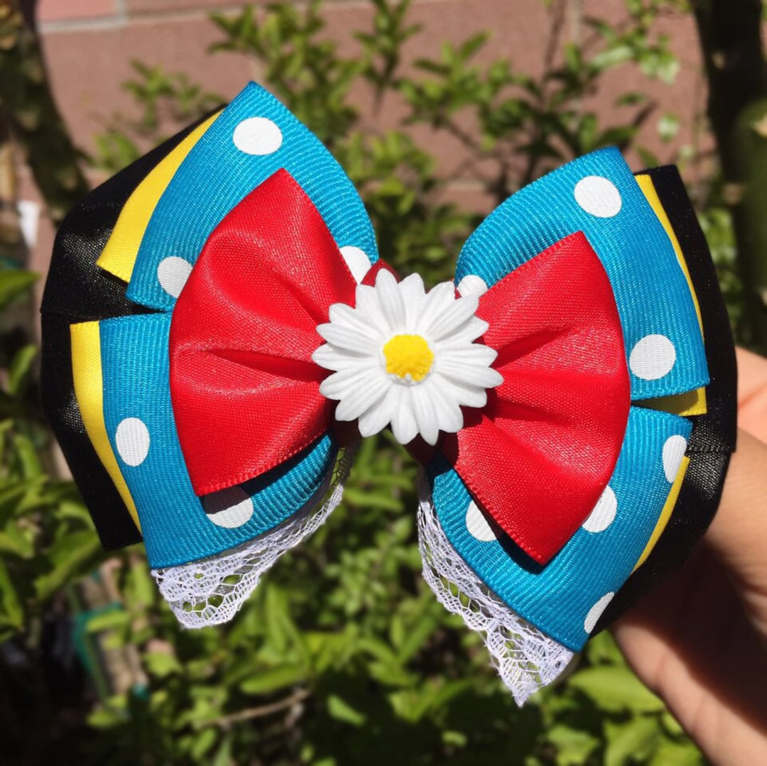 Vintage Minnie Mouse Inspired Hair Bow - Etsy