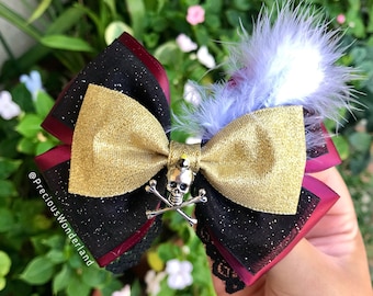Pirate Hair Bow - Etsy
