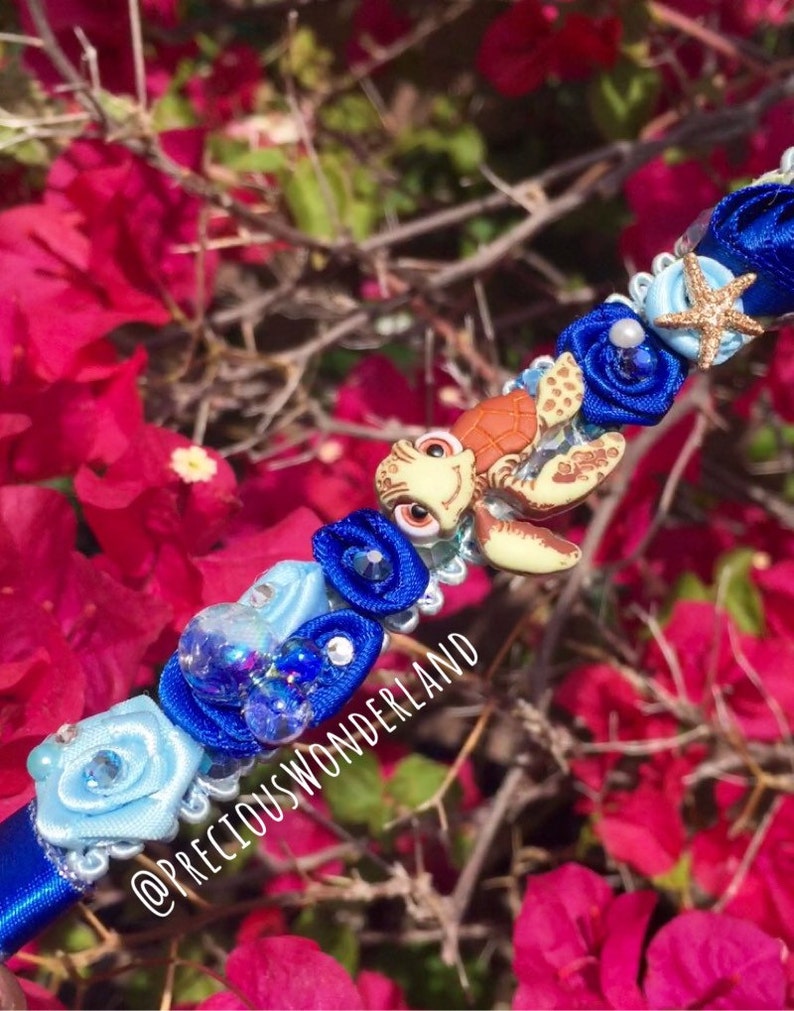 Finding the Forgetful Blue Fish Inspired Flower Crown - Etsy
