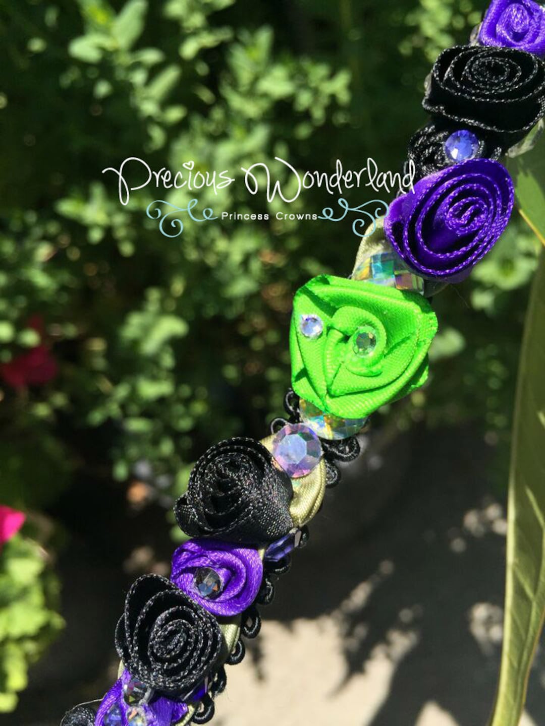 The Evil Dragon Queen Villain Inspired Flower Crown / Wreath - Etsy