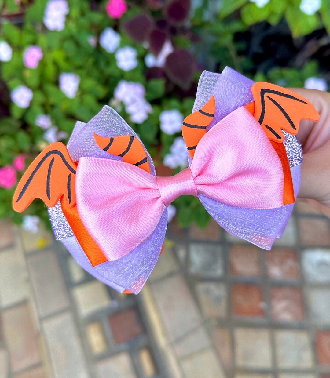 Figment Dragon Inspired Bow - Etsy