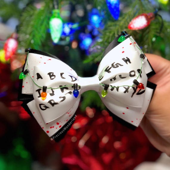 Stranger Things Inspired Bow | Etsy