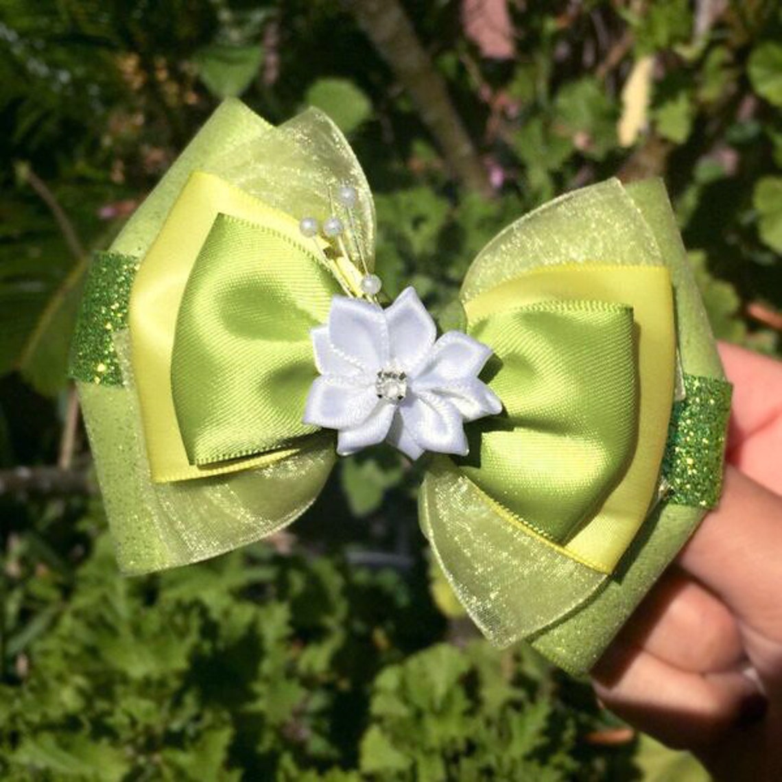 Frog Princess Hair Bow - Etsy