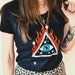 All Seeing Eye Graphic Tee Women's Rock N Roll Witchy Clothing Tarot ...