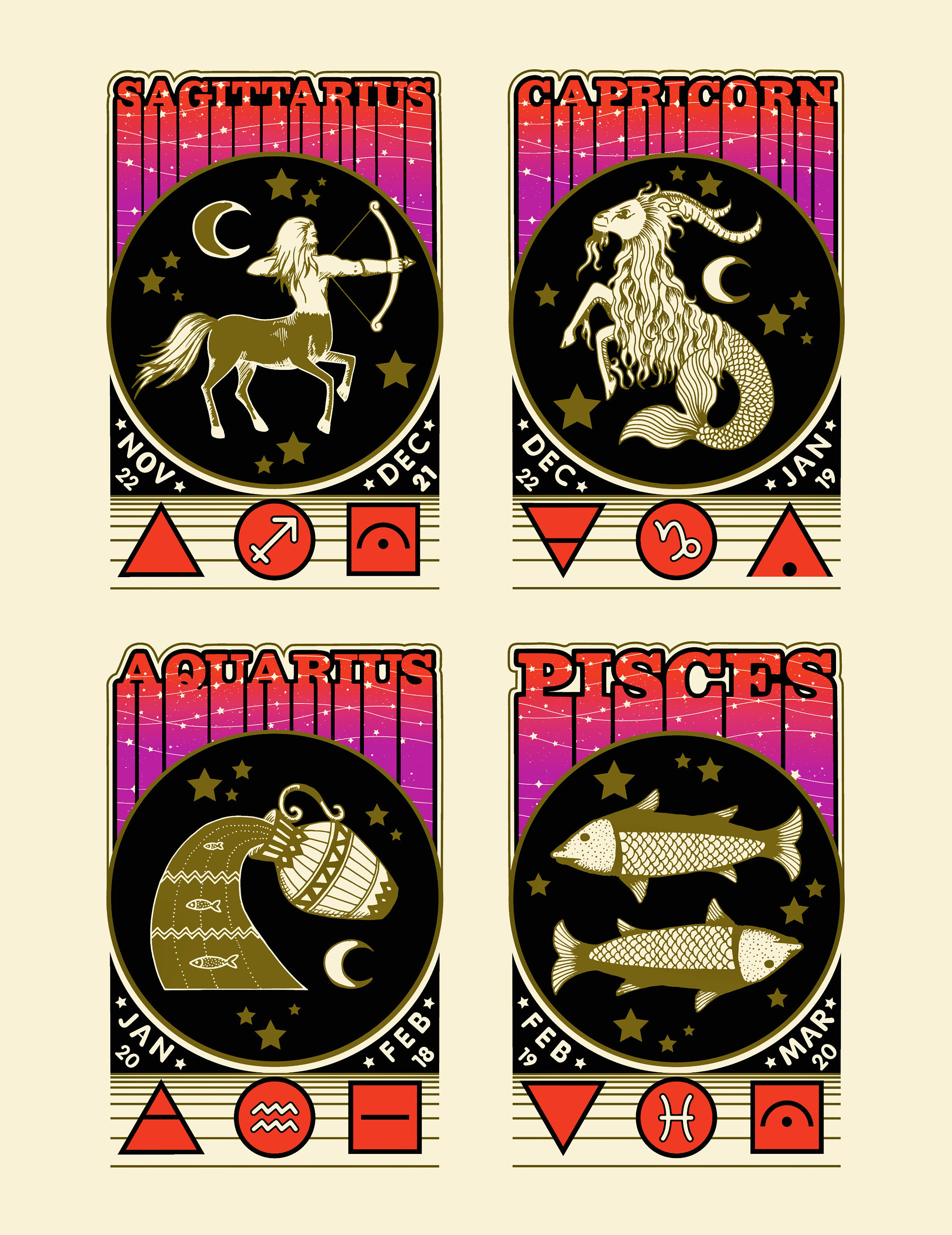 Zodiac Tee | Astrology Star Sign T Shirt | Aries Taurus Gemini Cancer ...