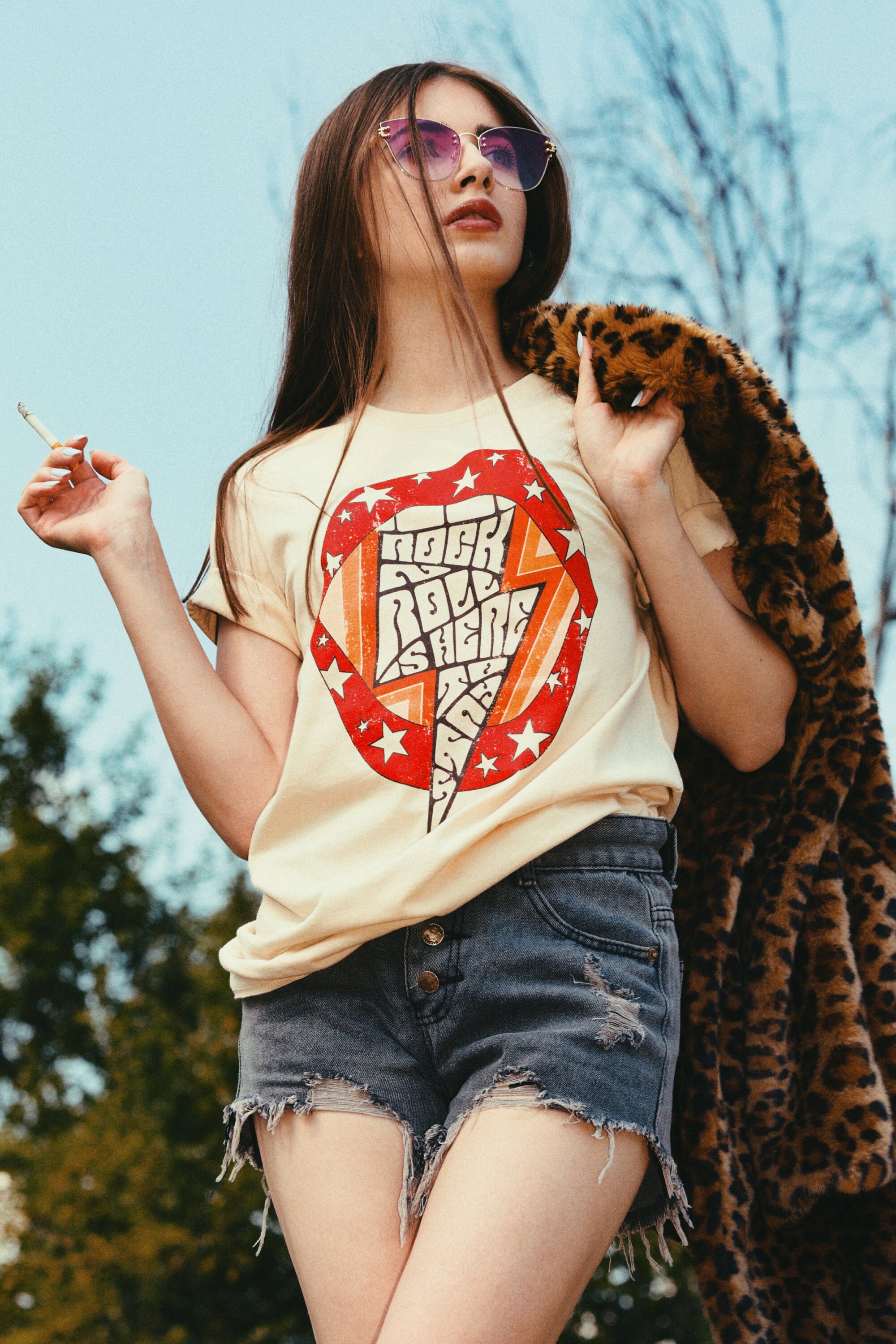 Rock N Roll 70s Graphic Tee Womens Graphic Tshirts Vintage - Etsy