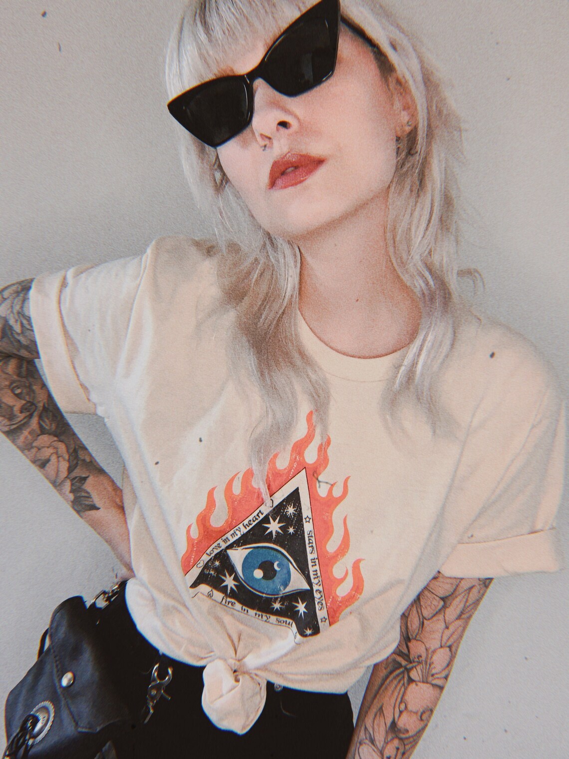 All Seeing Eye Graphic Tee Women's Rock N Roll Witchy Clothing Tarot ...