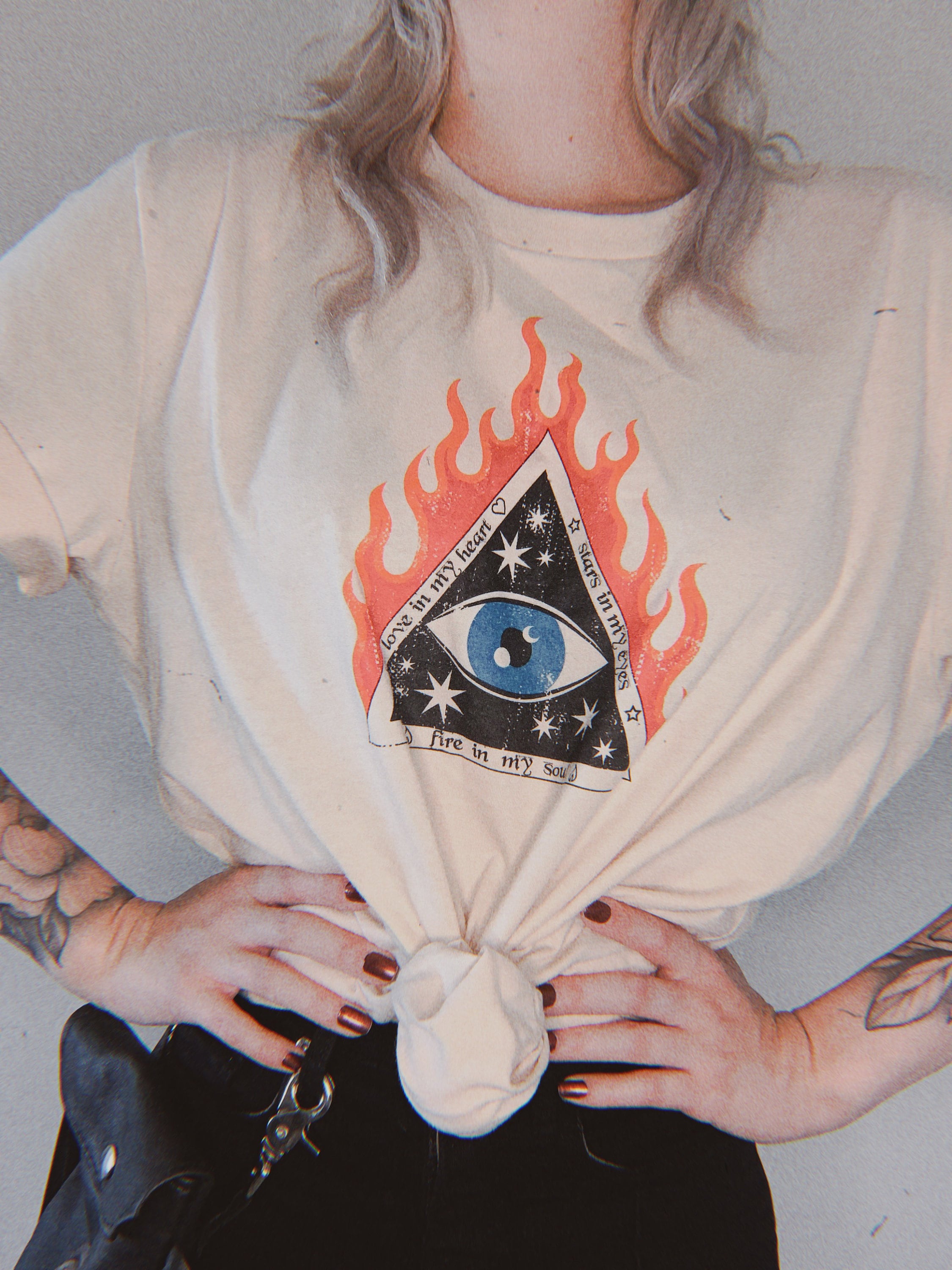 All Seeing Eye Graphic Tee Women's Rock N Roll Witchy Clothing Tarot ...