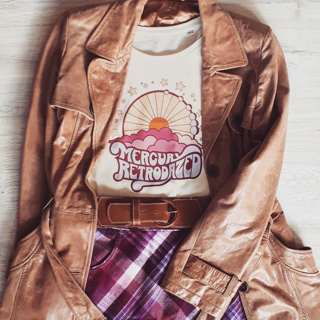 Mercury Retrograde Tshirt | Womens 70s Graphic Tees | Vintage Style ...