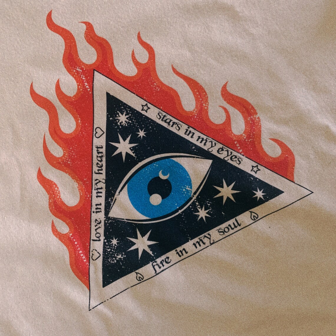 All Seeing Eye Graphic Tee Women's Rock N Roll Witchy Clothing Tarot ...