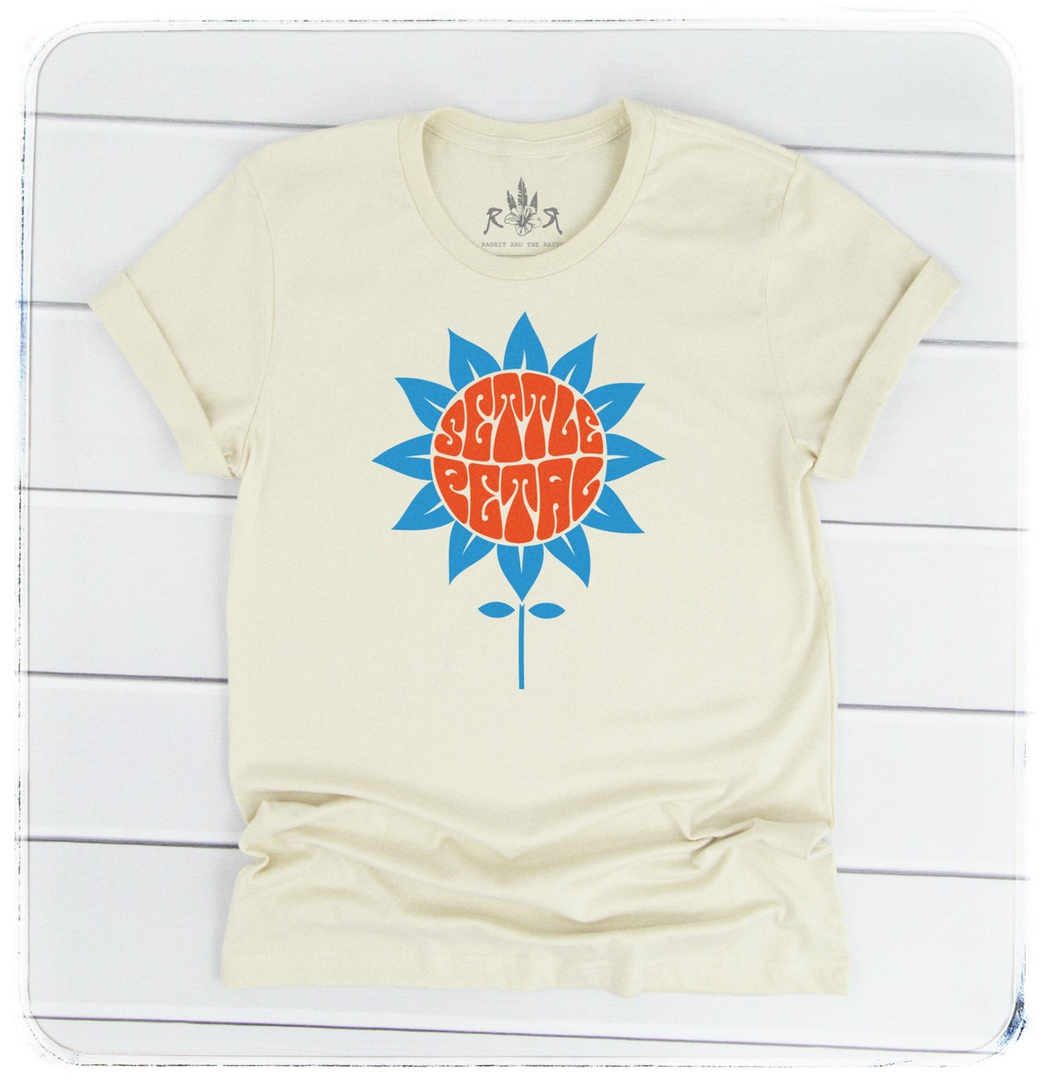 Vintage Style Hippy 70s Retro Shirt | Settle Petal Tshirt | Womens ...