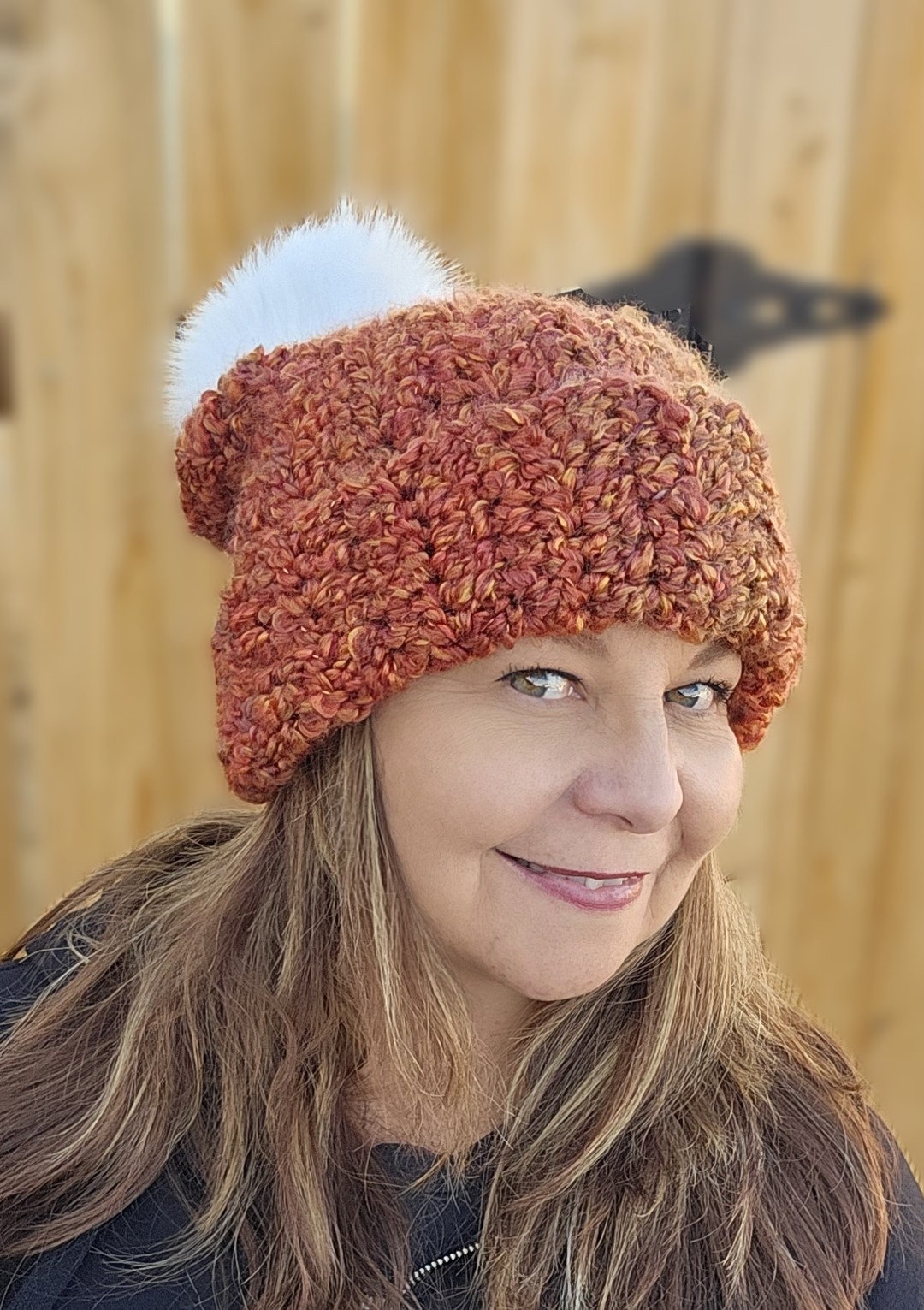 Big Poof Fluffy Beanie - Etsy