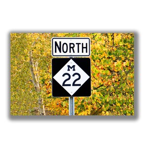 Michigan Postcard - M22 - 4" X 6" - Great Lakes Postcard - Lake ...