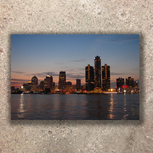 Detroit Postcard - Etsy